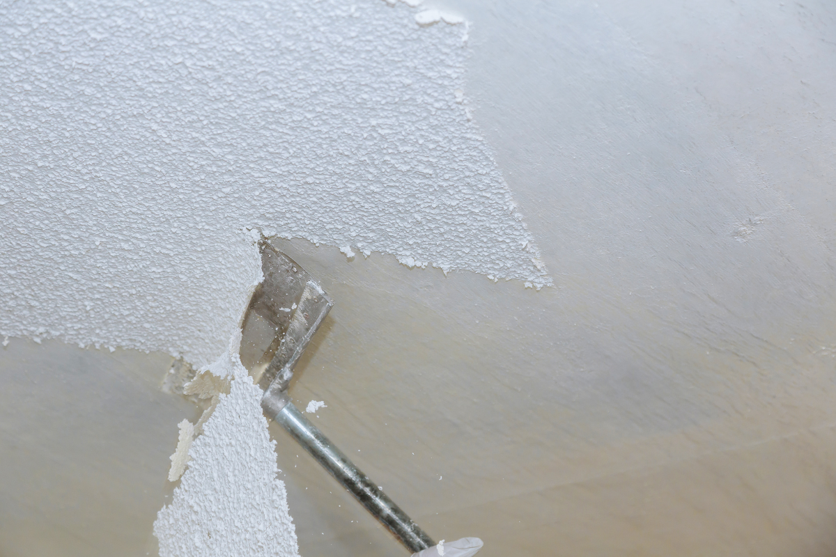 How To Remove A Popcorn Ceiling | Step By Step Guide